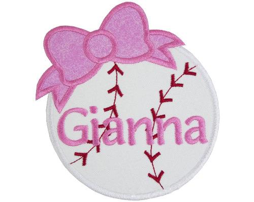 Baseball Personalized Sew or Iron on Embroidered Patch | Sew Lucky ...