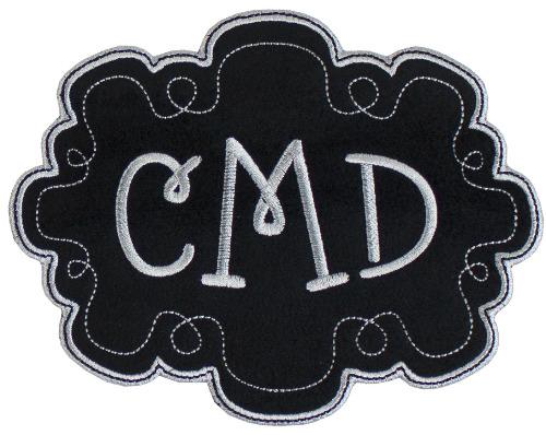 Personalized Monogram Sew or Iron on Embroidered Patch | Sew Lucky ...