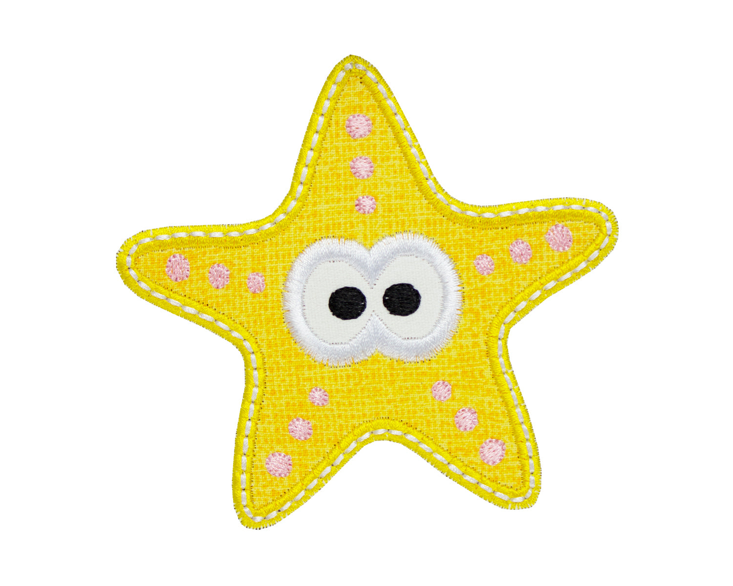 Starfish Sew Or Iron On Embroidered Patch Sew Lucky Embroidery