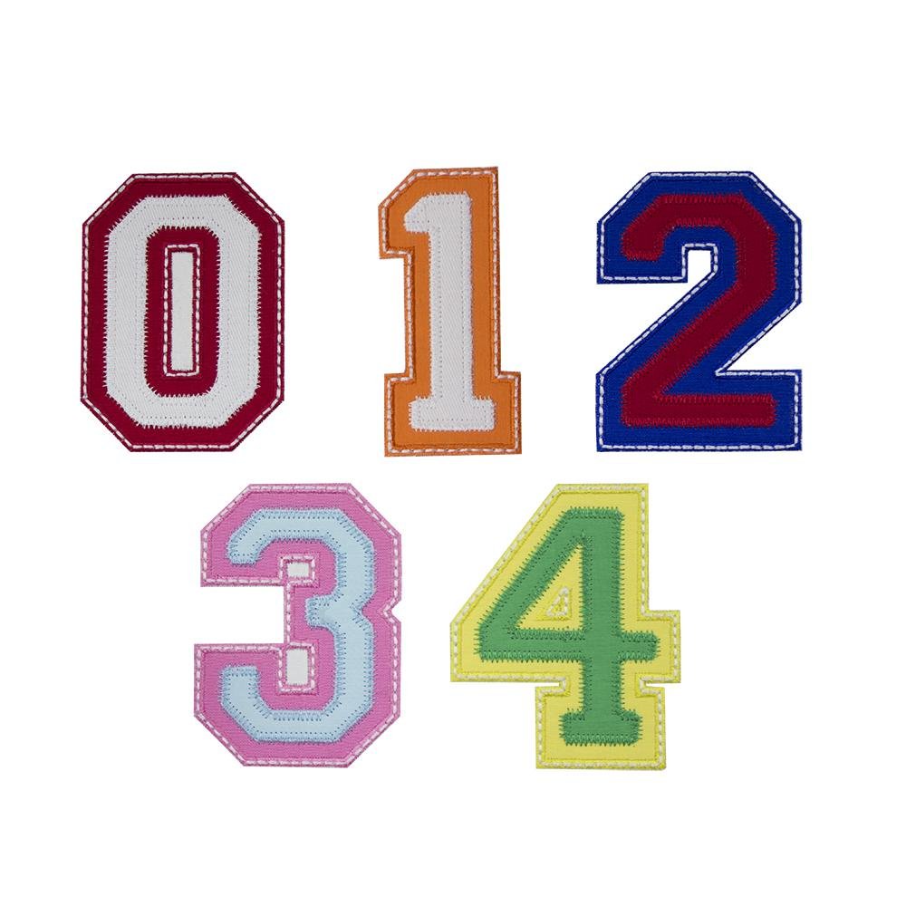 Sweet Varsity Number or Letter Sew or Iron on Embroidered Patch | Sew ...